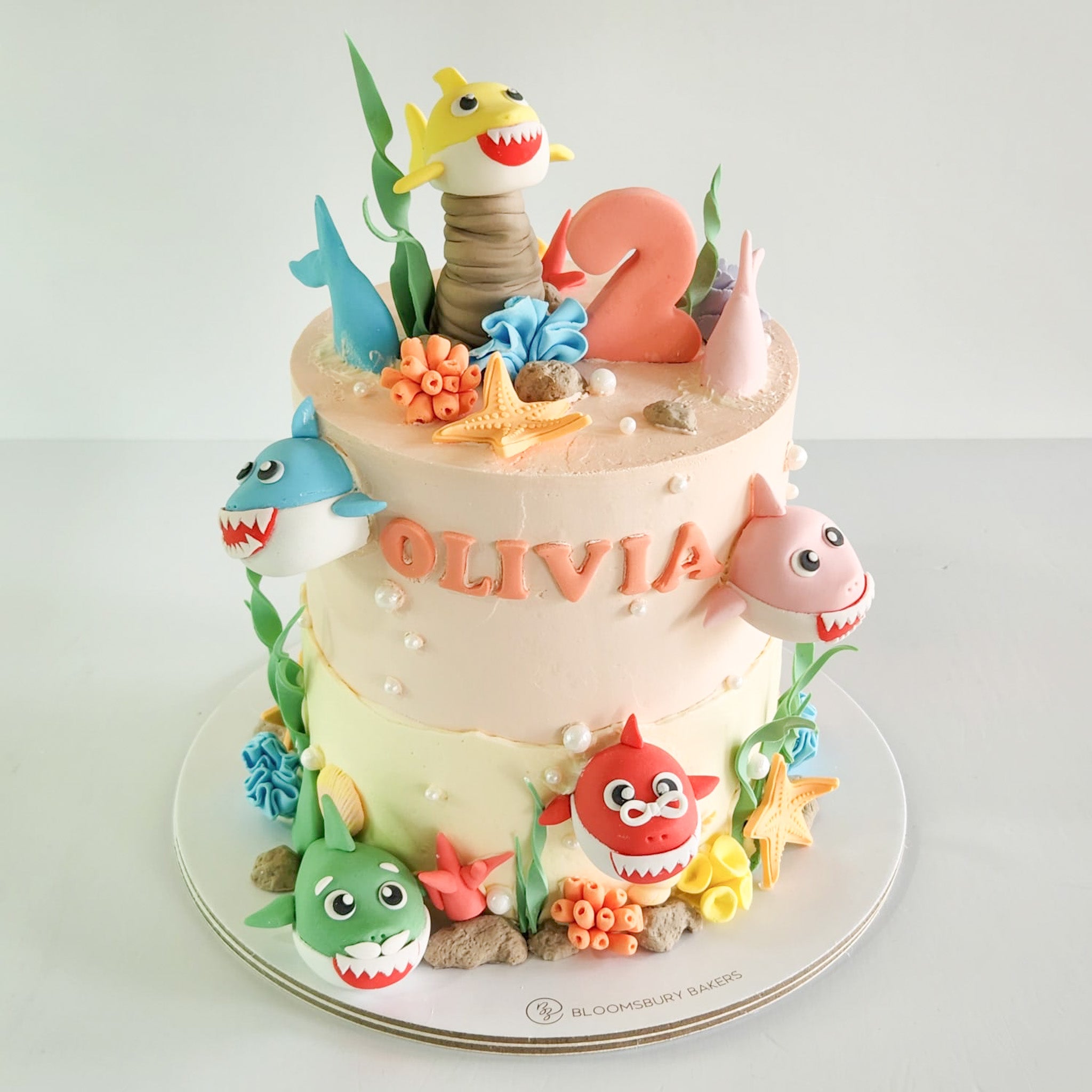 Baby Shark Family Cake – Bloomsbury Bakers