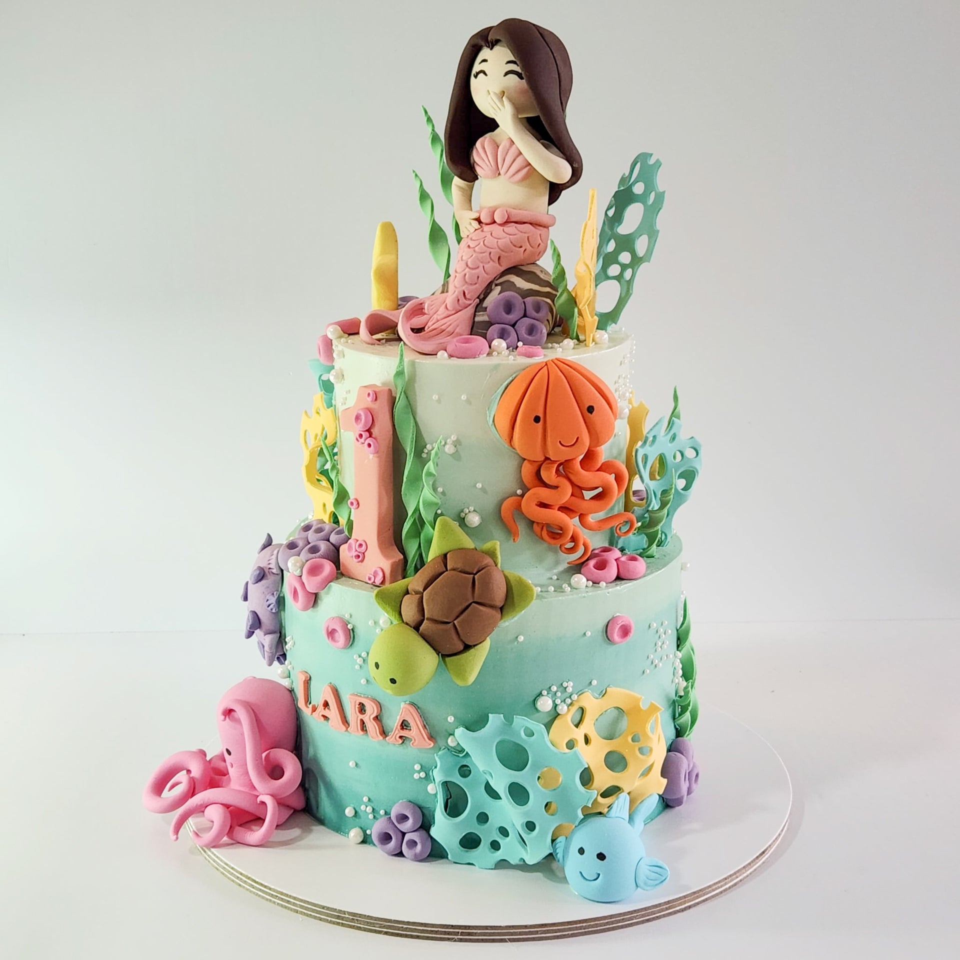 2 Tier Under the Sea Mermaid Cake – Bloomsbury Bakers